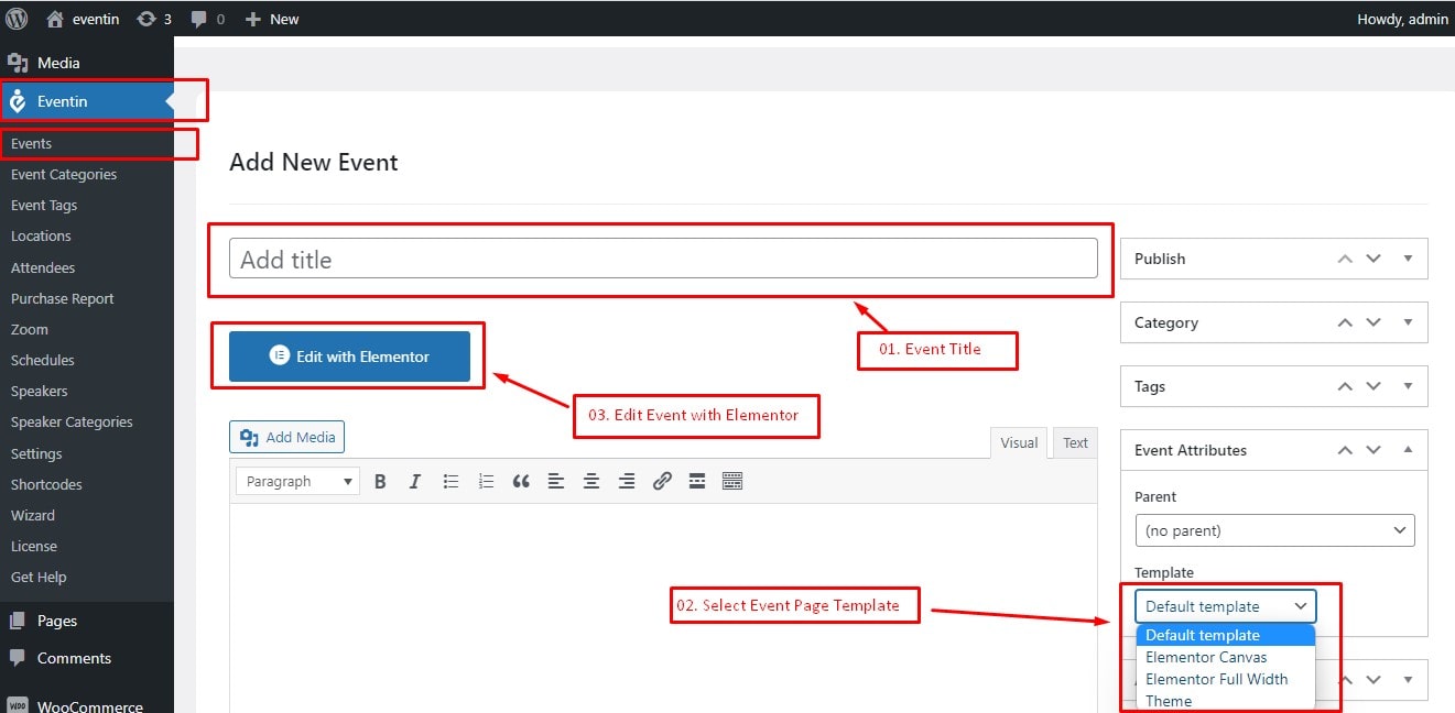 Event Single Page with Elementor – Documentation for Plugins