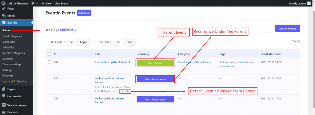 How to Create Recurring Event in Eventin – Documentation for Plugins