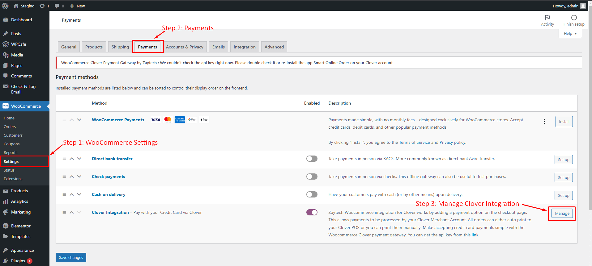 WooCommerce Clover POS Integration