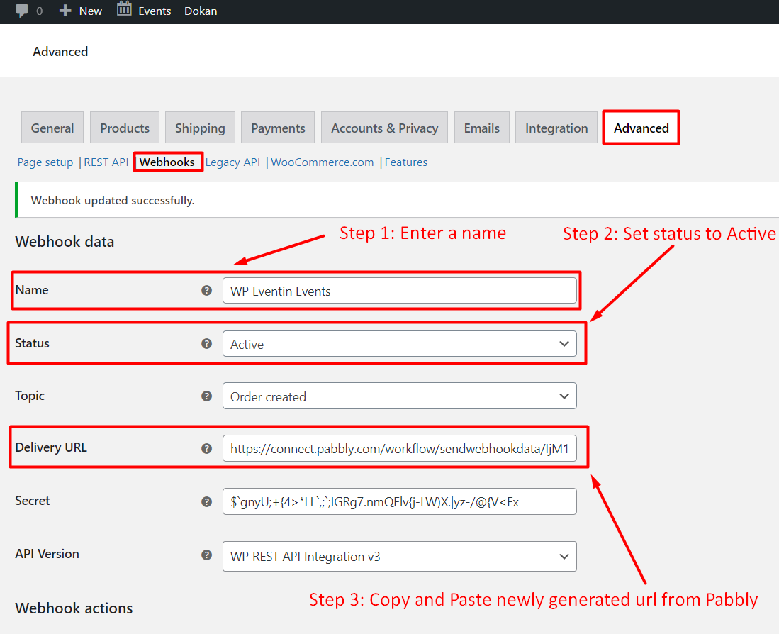 How to Integrate Pabbly with Eventin - Documentation for Plugins