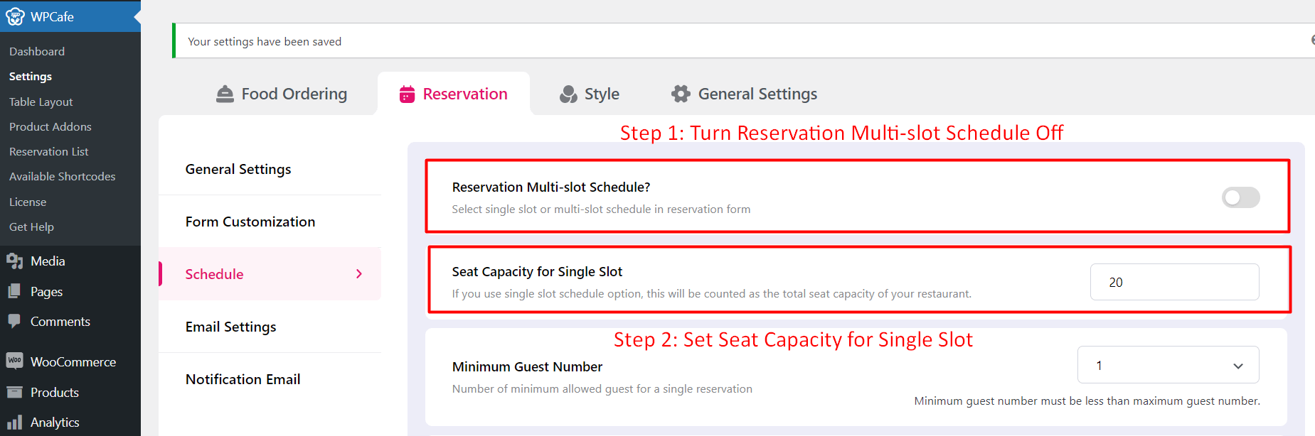 Visual Table Selection