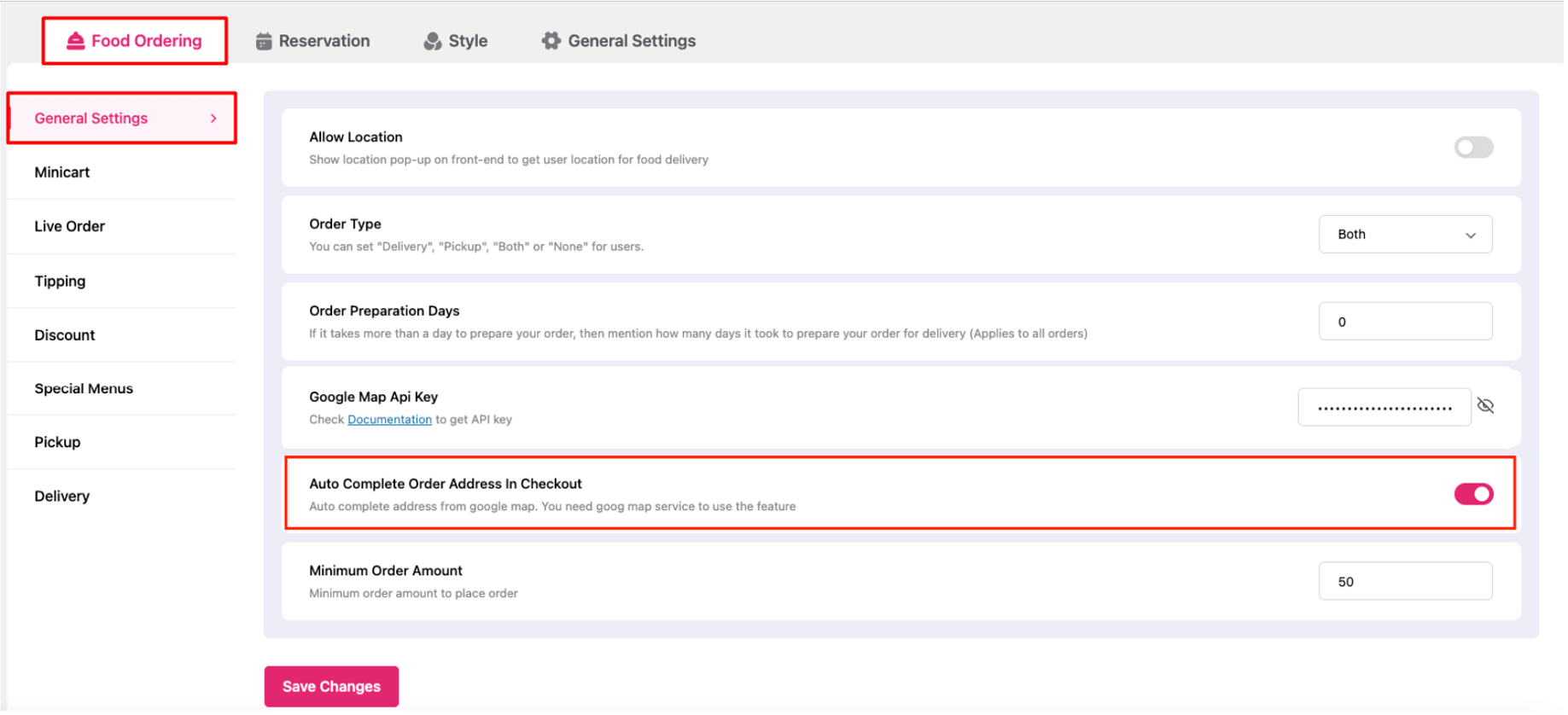 Google autocomplete address in the checkout(Pro) - Documentation for Plugins