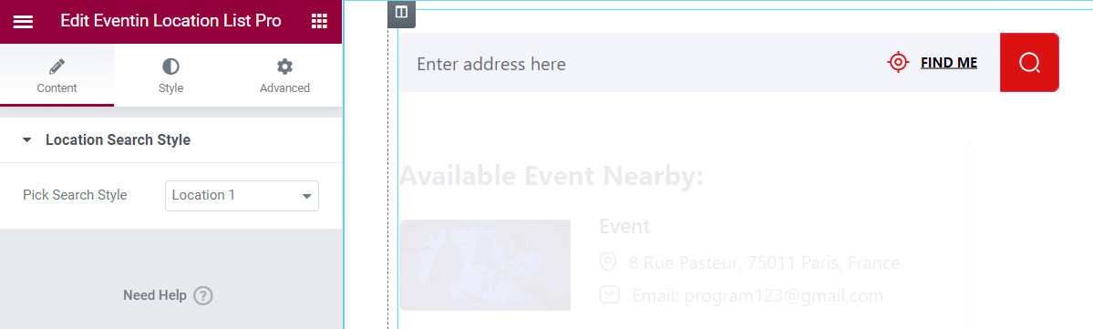 How to insert Event Location in Eventin - Documentation for Plugins