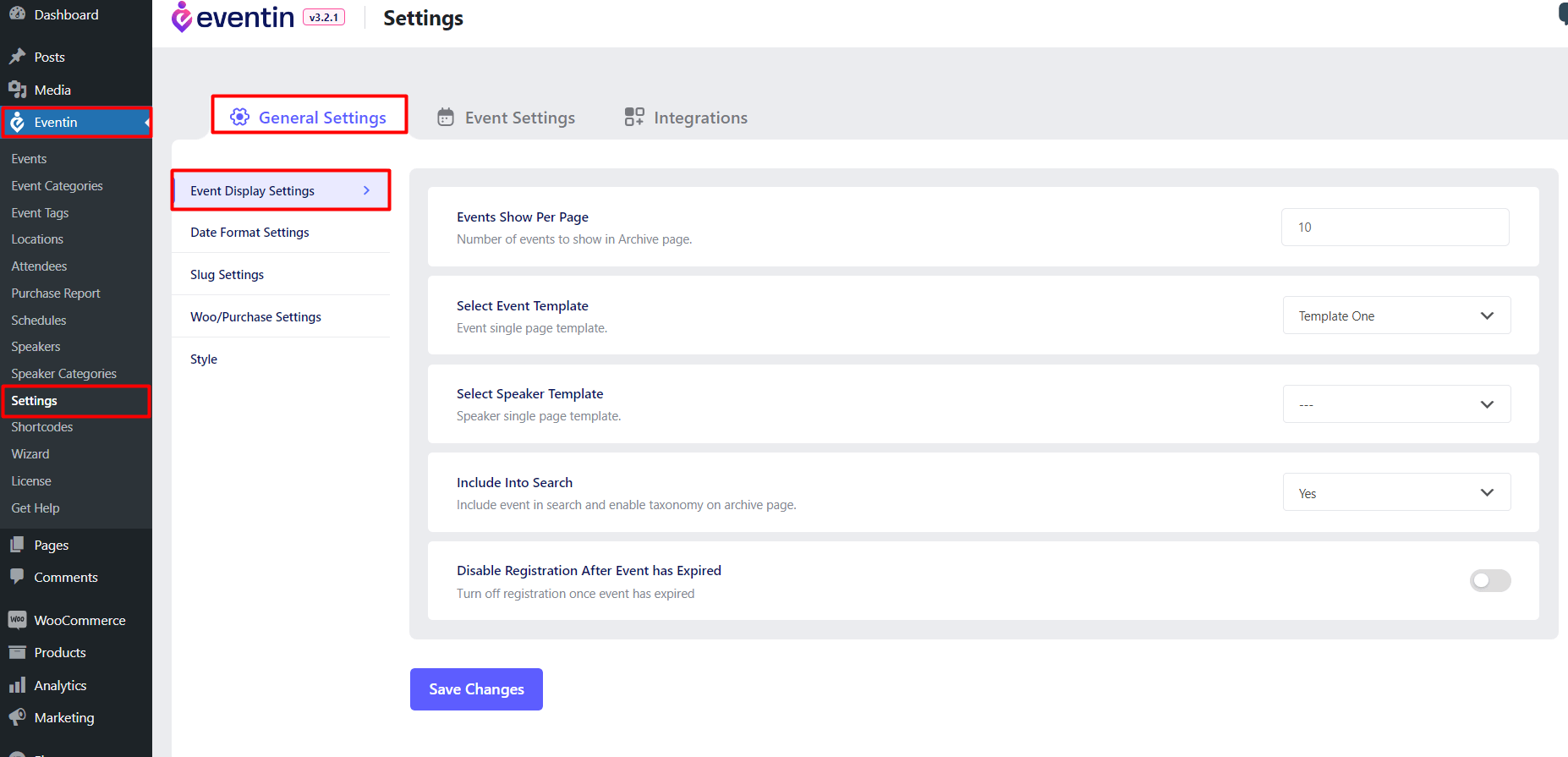 General Settings Documentation For Plugins