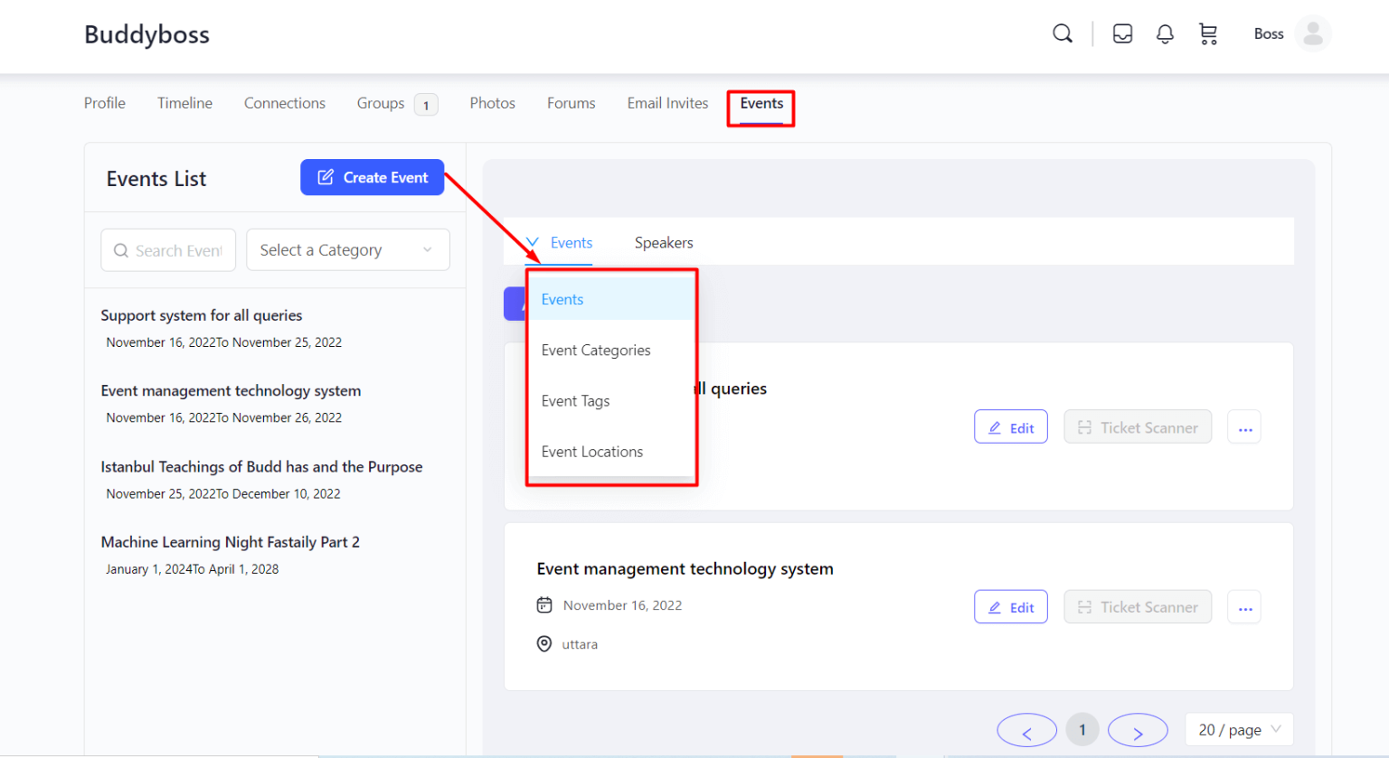 How to Integrate BuddyBoss with Eventin(Pro)