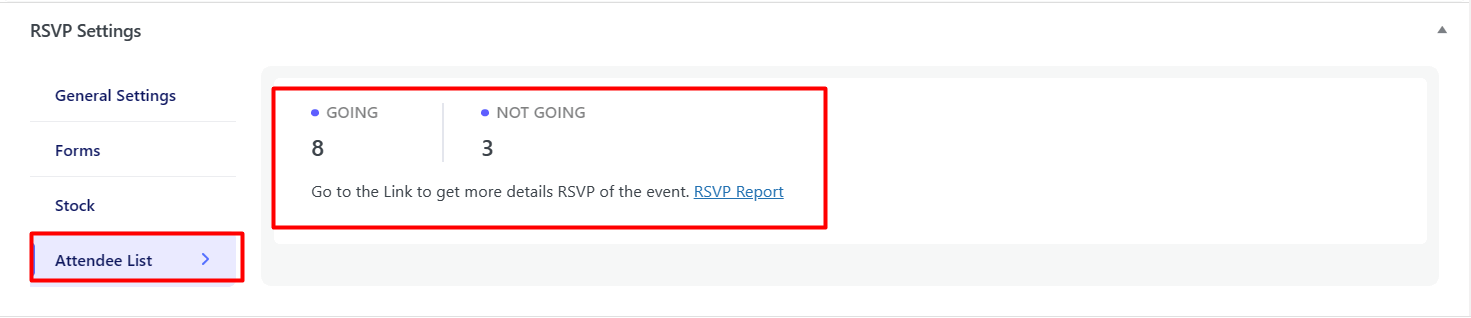 Single Event Settings – Documentation for Plugins