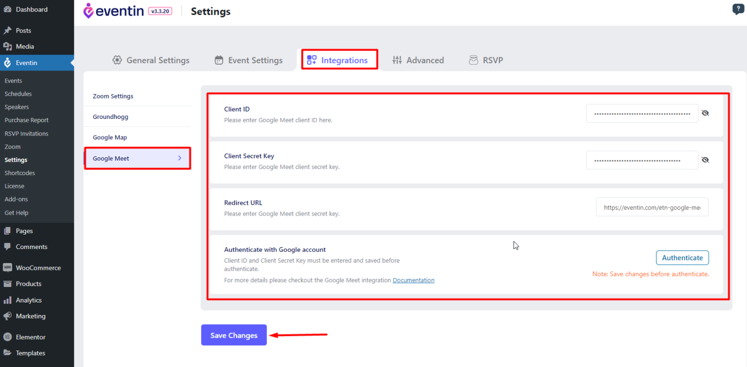 Google Meet(Pro) – Documentation for Plugins