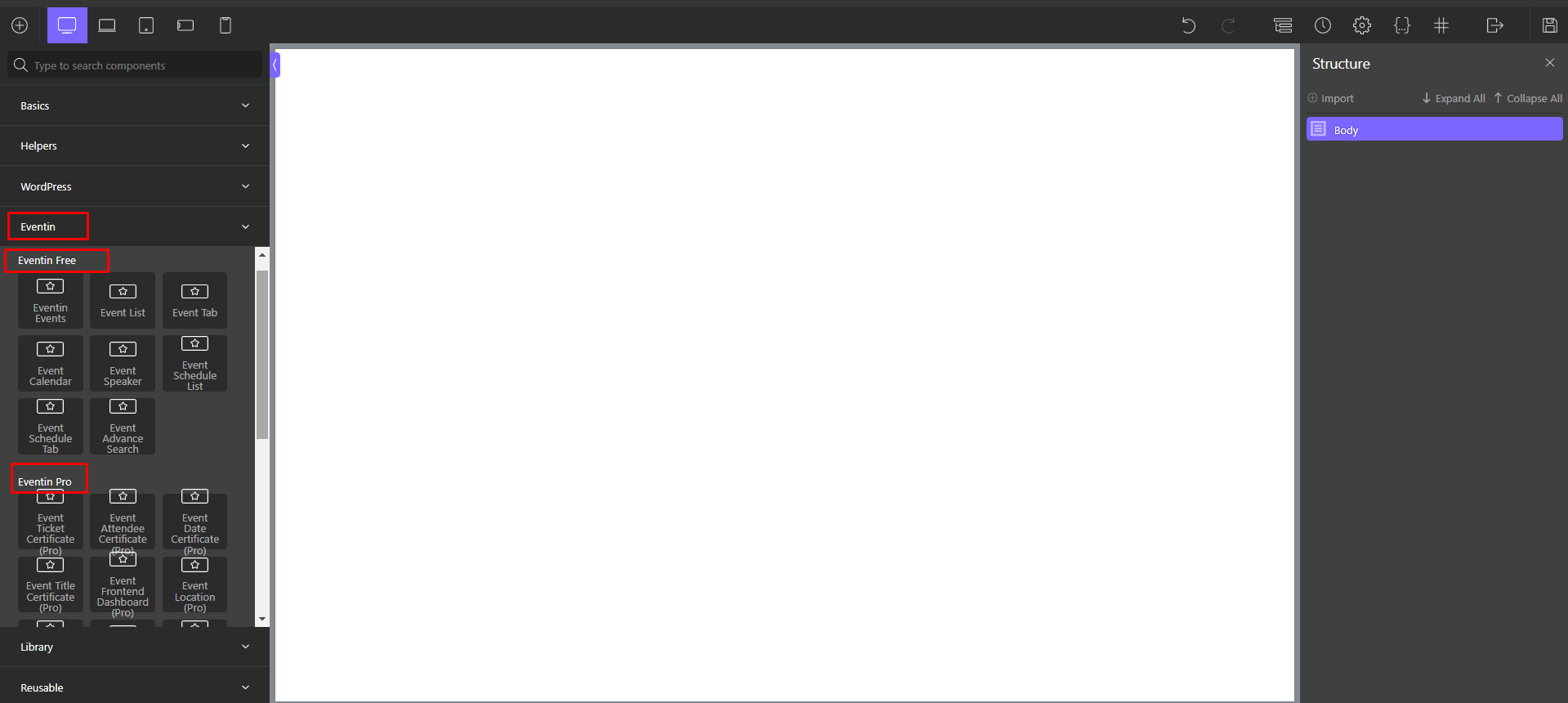 How to Integrate Oxyzen Builder with Eventin(Pro)