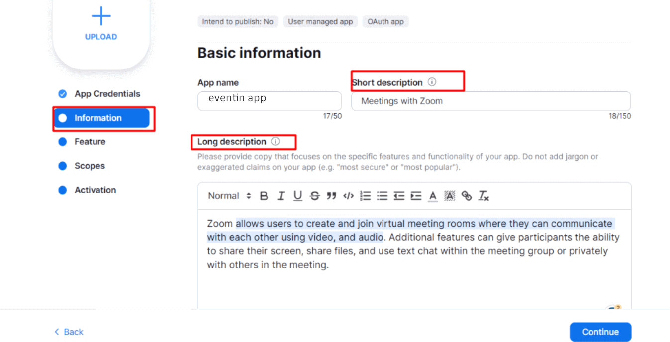 Zoom Module – Documentation for Plugins