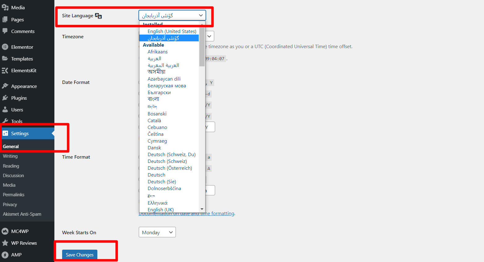 RTL Support – Documentation for Themes