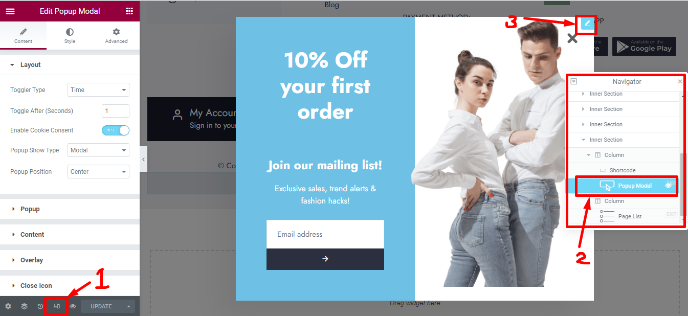 Remove Popup Modal – Documentation for Themes