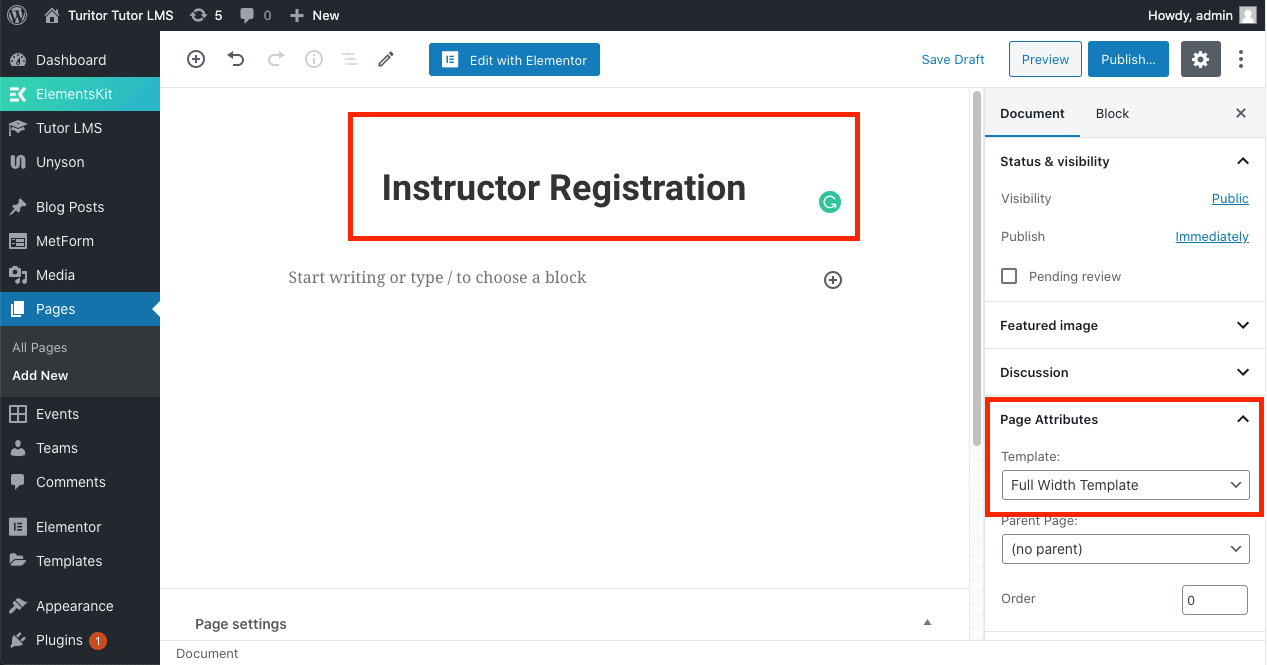 Tutor LMS – Documentation for Themes