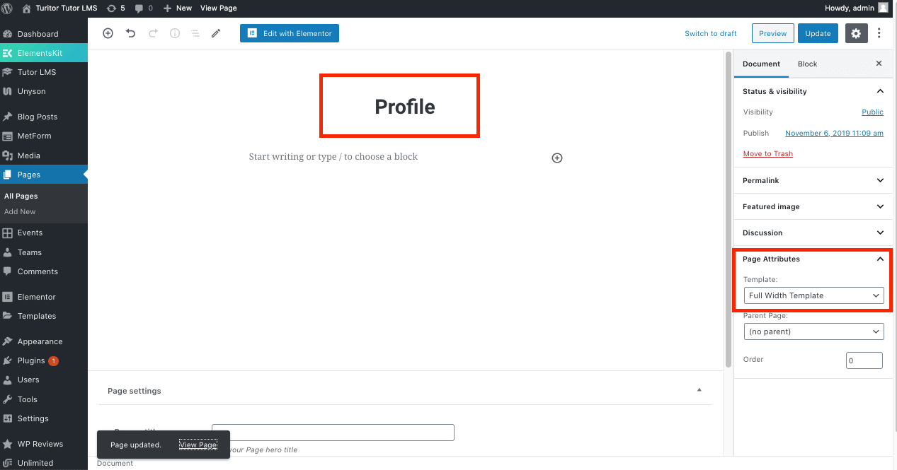Tutor LMS – Documentation for Themes
